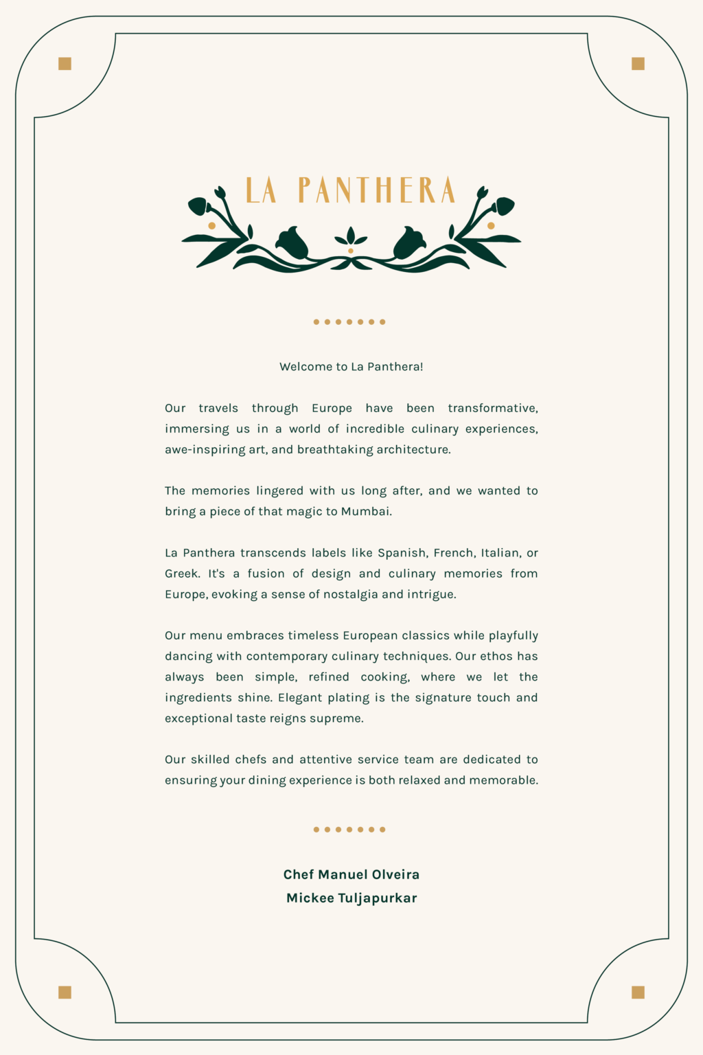 Italian Food in Bandra | La Panthera